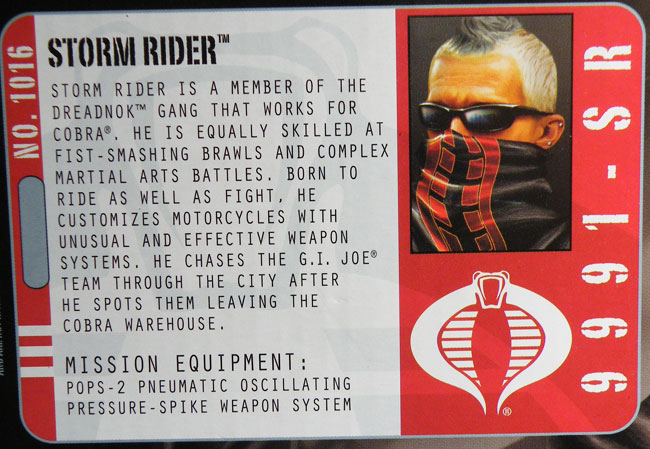 G.I. Joe: The Pursuit of COBRA - Doom Cycle w/ Storm Rider