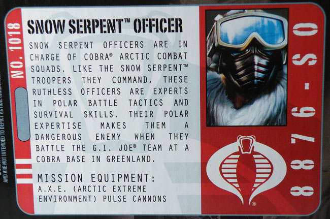 G.I. Joe: The Pursuit of COBRA - Ice Cutter w/ Snow Serpent